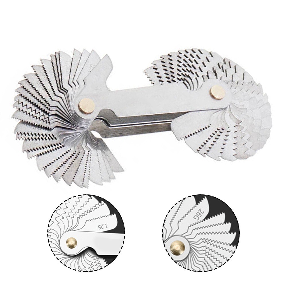 Carbon Steel Thread Gauge Electroplating Etched Scale For Measuring ...