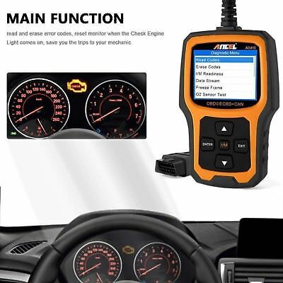 Check Engine Auto Code Reader OBD2 Scanner Live Data Reader Diagnostic ...