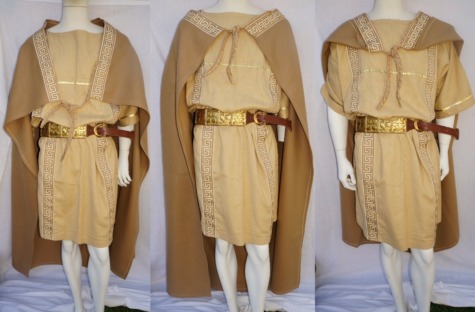 Roman Officers style mustard wool cloak paenula sagum called legionary ...