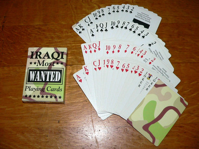 Complete Deck of Iraqi Most Wanted Playing Cards EXLNT Condition in ...