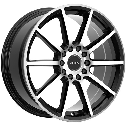 Motiv 431MB Elicit 16x7.5 5x112/5x4.5" +40mm Black/Machined Wheel Rim 16" Inch 840112740582| eBay