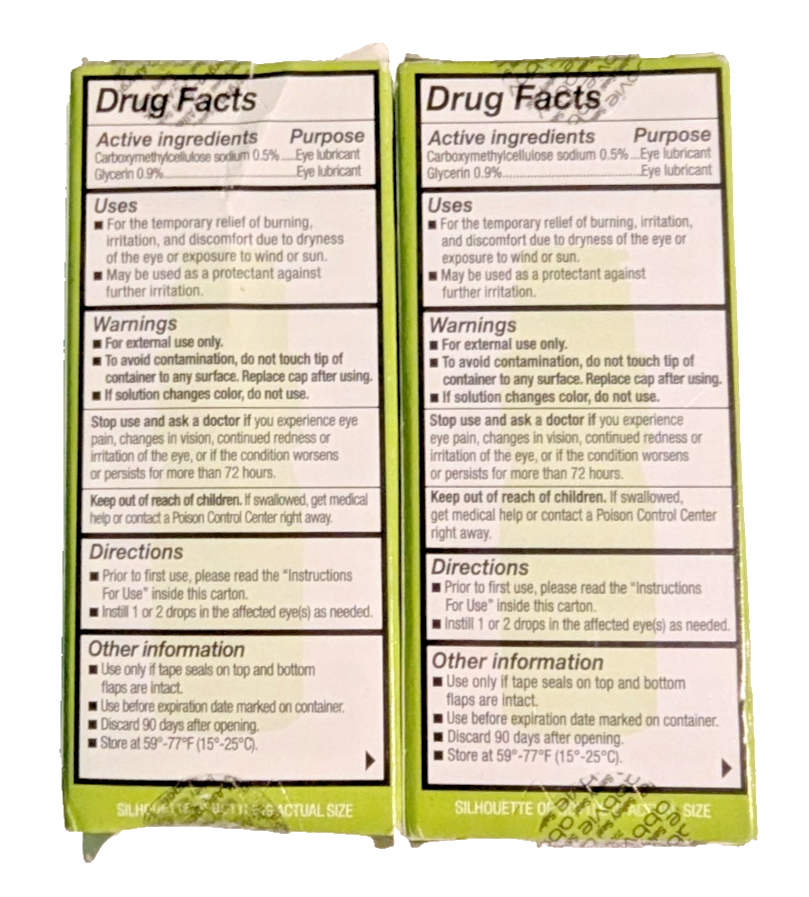 Refresh Relieva PF Xtra Lubricant Eye Drops 0.33oz – EXP 4/2026+ (Combo ...