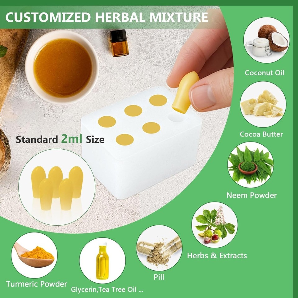 Reusable Suppository Molds Kit,2Ml, Silicone Suppository Molds | Kit ...