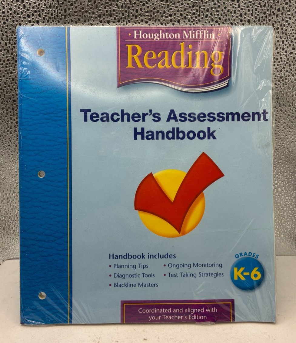 Grades K to 6 Houghton Mifflin Reading Teachers Assessment Handbook | eBay
