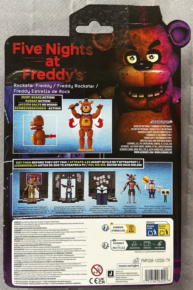 Walmart Exclusive Five Nights at Freddy’s • Rockstar Freddy Action ...