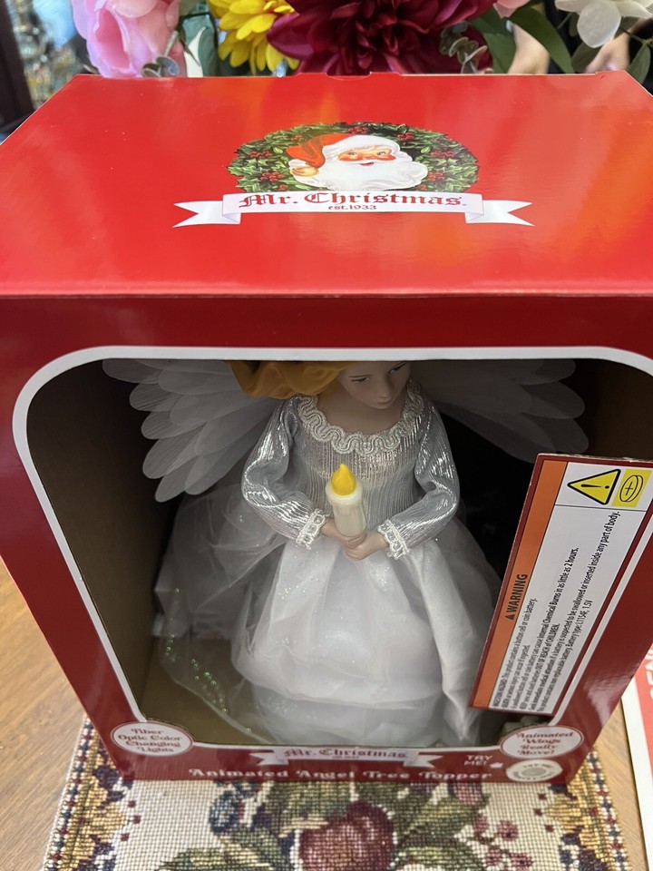 Mr Christmas Animated Angel Tree Topper | eBay
