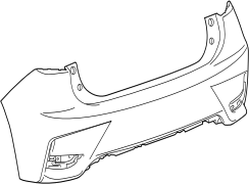 52159-76904 Toyota Cover, rear bumper 5215976904, New Genuine OEM Part ...