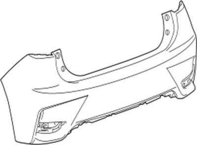 52159-76904 Toyota Cover, rear bumper 5215976904, New Genuine OEM Part ...