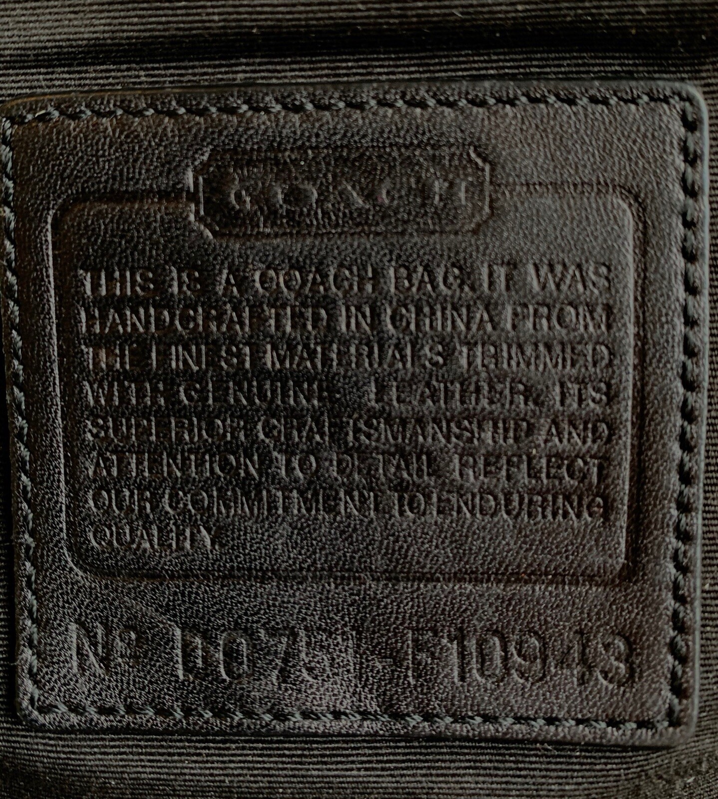 Coach Signature Black Jacquard Handbag Black Leather Trim F10943 | eBay