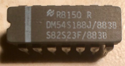 National DM54S188J/883B 74S188 82S23 Military 32 x 8 PROM - NOS - Rare ...