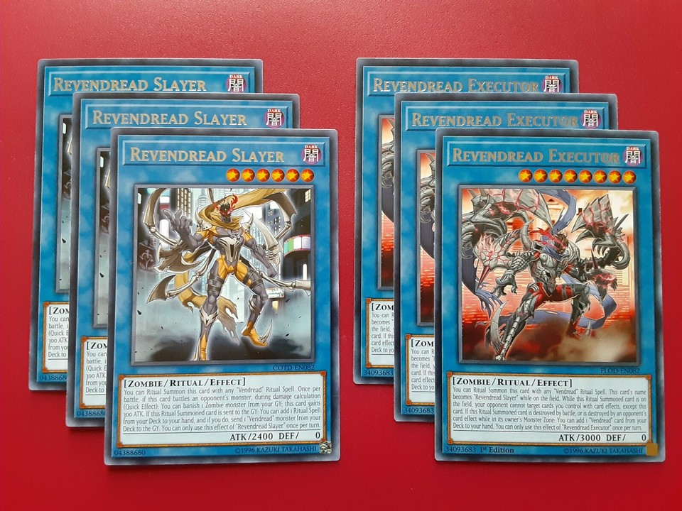 Yugioh Vendread Deck 63 Card Revendread Slayer Complete Budget ...