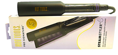 Hot Tools Pro Signature Hair Steam Styler Flat Iron Straightener. | eBay