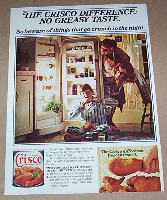 1979 print ad - Crisco shortening Cute boy fried chicken parents family ...