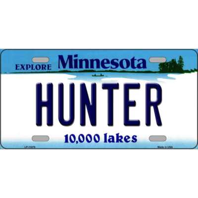 Hunter Minnesota Novelty Metal Vanity License Plate Tag LP-11076 | eBay