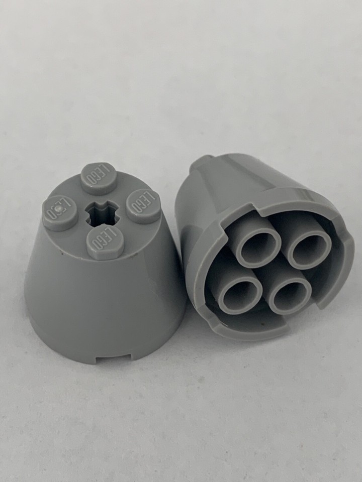 LEGO Parts 6233 (2pcs) Cone 3 x 3 x 2 with Axle Hole Choose Color | eBay