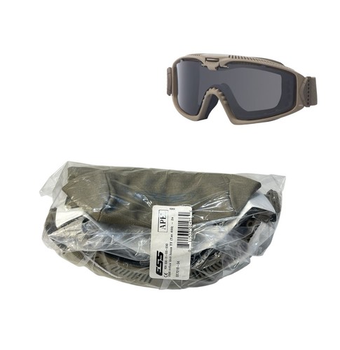 ESS APEL APPROVED INFLUX AVS GOGGLE NSN: 4240-01-630-6343 Tan 499 NEW ...