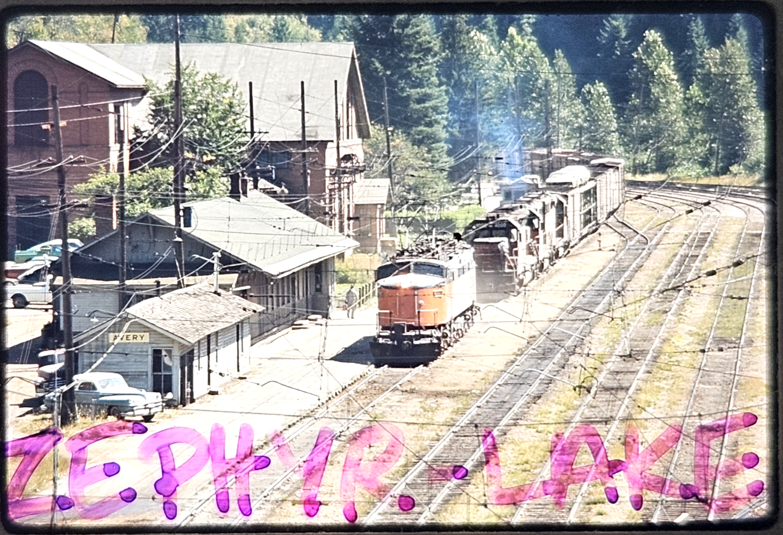 ZL Original Slide [752] WILW #E21 2-D-D-2 #4000 SD45 Freight Action ...