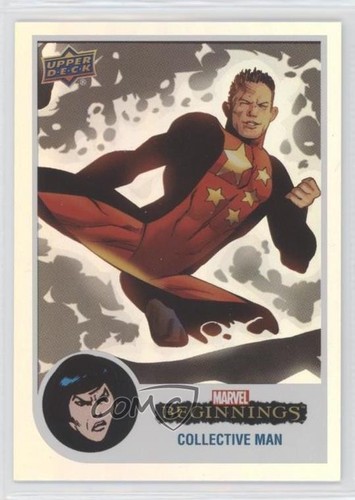 2022 Marvel Beginnings Vol Series 1 White Rainbow 2/50 Collective Man ...