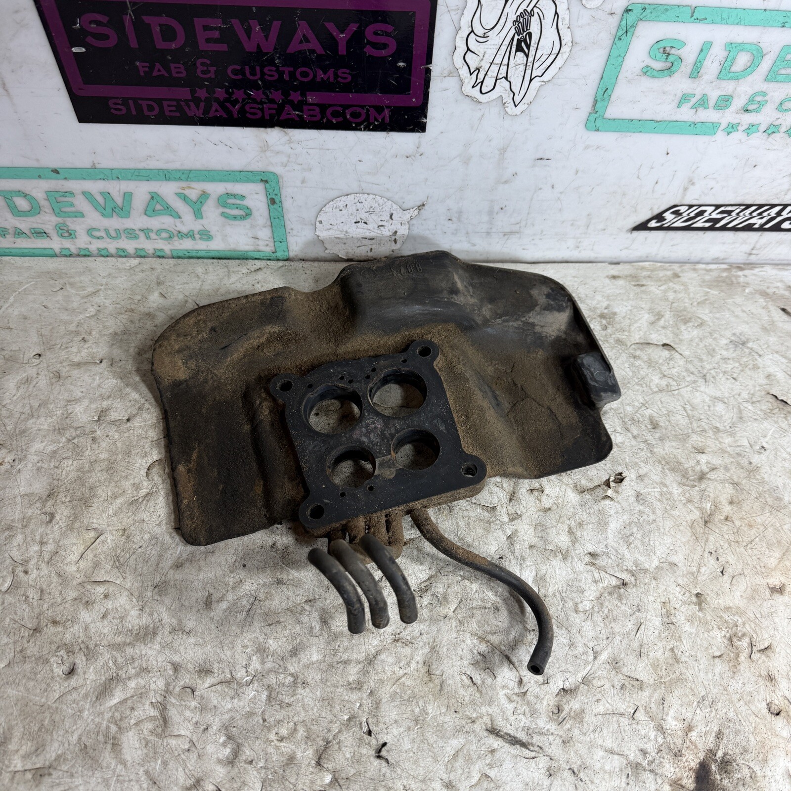 78-80 Mazda RX7 Carburetor Spacer Plate 12A SA Carb | eBay