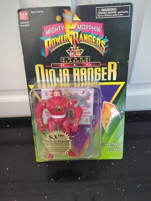 Mighty Morphine Power Rangers Red Ninja Ranger Vintage 1995 BanDai | eBay