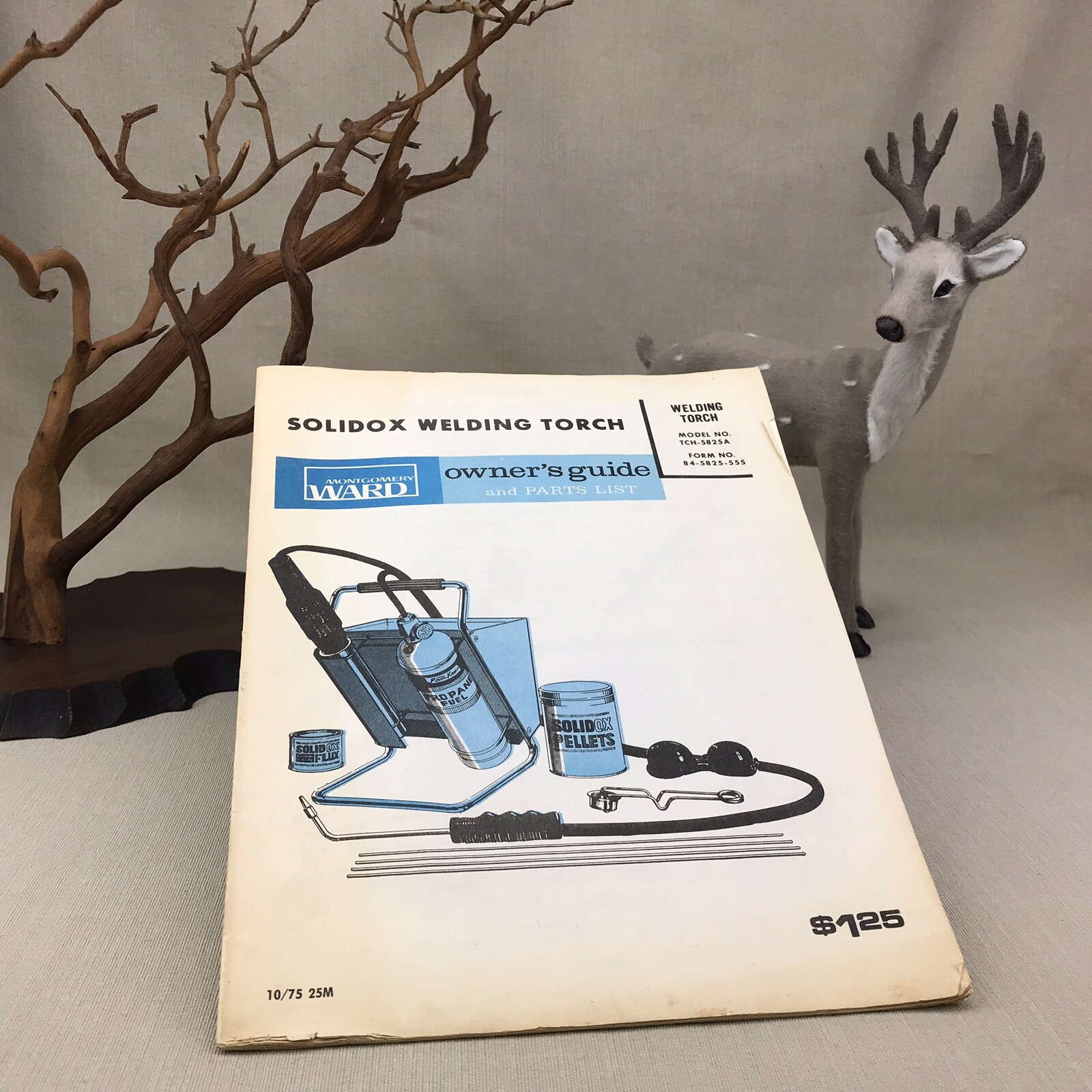 Solidox Welding Torch Vintage 1973 Instruction Manual Montgomery Ward ...