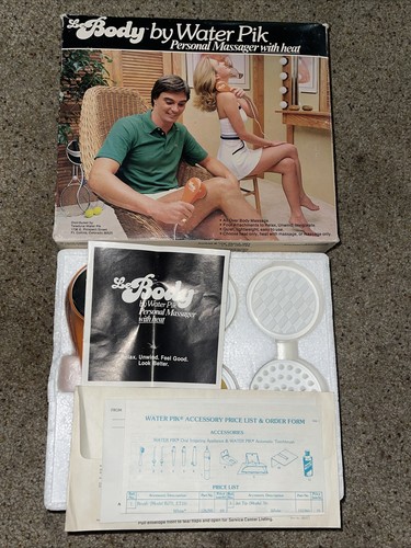 Le Body By Water Pick Massager With Heat Teledyne Water Pik Model DH-1 ...