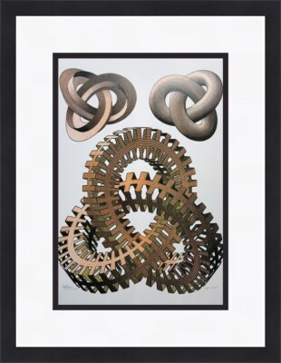 M.C. Escher - Knots Custom Gallery Framed Print | eBay
