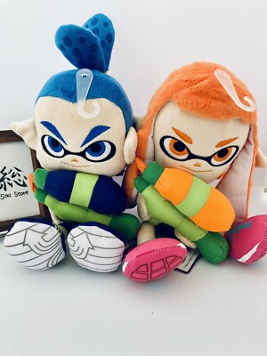 Splatoon ALL STAR COLLECTION Inkling Girl A Boy A Set S Size Plush SP01 ...