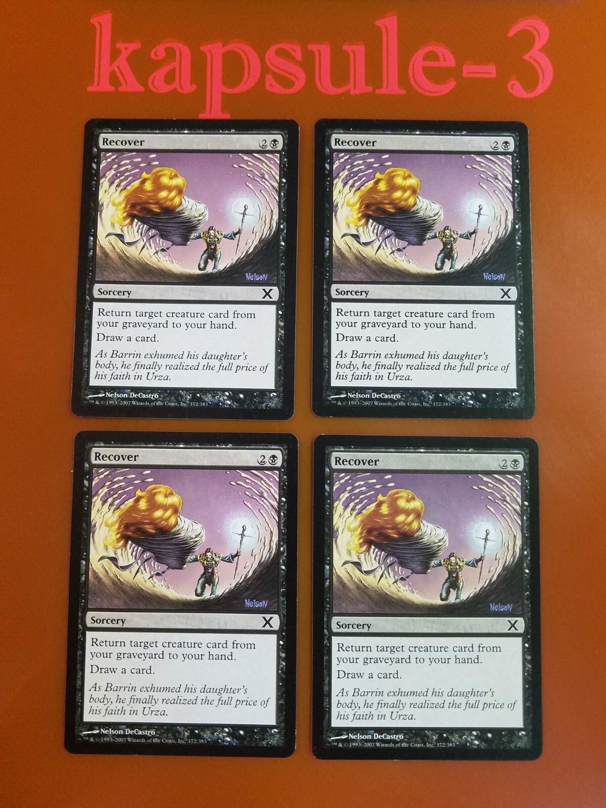 4x Recover | 10th Edition | MTG Magic Cards | eBay