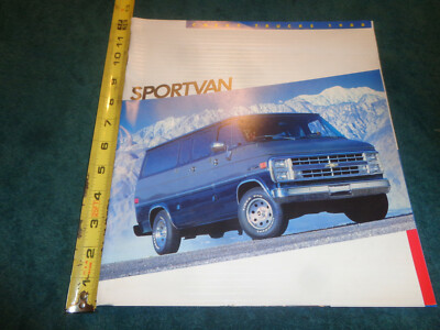 1986 CHEVROLET SPORTVAN SALES BROCHURE / ORIGINAL DEALER CATALOG! | eBay