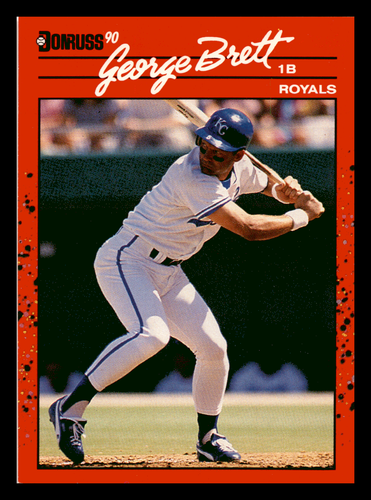 George Brett HOF 1990 Donruss #144 HOF Kansas City Royals Mint | eBay
