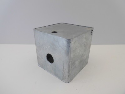UNICRIMP EARTH ROD SPIKE INSPECTION CHAMBER BOX GALVANISED STEEL METAL ...
