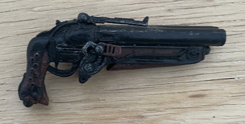 VINTAGE FLINTLOCK Pistol Revolutionary War Pirates Sawn Off Shotgun ...