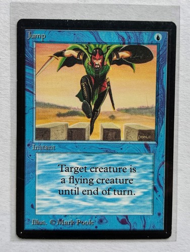 MTG Jump Beta NM Blue Common MAGIC THE GATHERING Unplayed See Pics | eBay