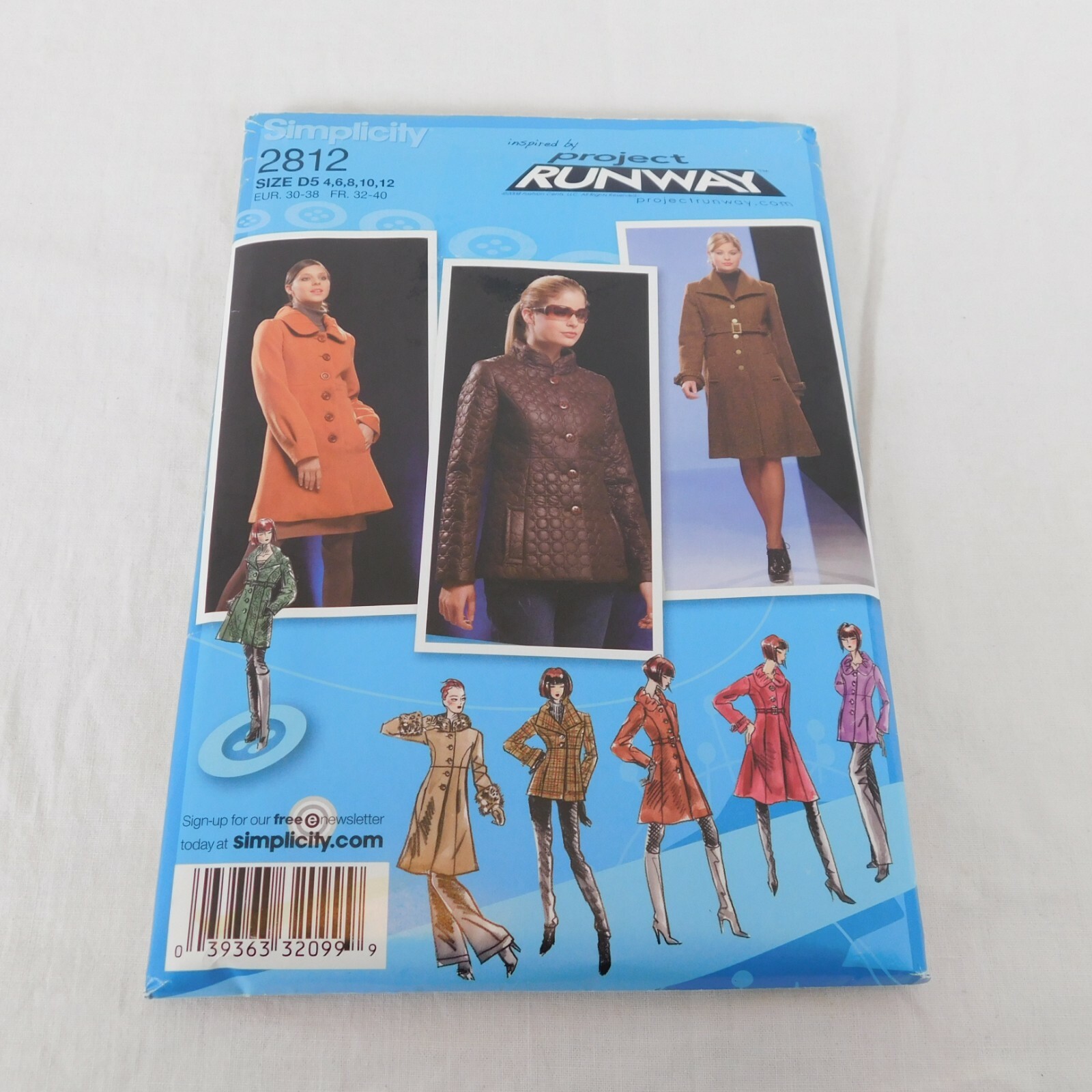 Vintage Simplicity Sewing Pattern 2812 Skirt & Overblouse Miss Size 12 ...