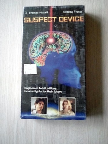 VHS TAPE * Suspect Device R Rated C. Thomas Howell & Stacey Travis New | eBay