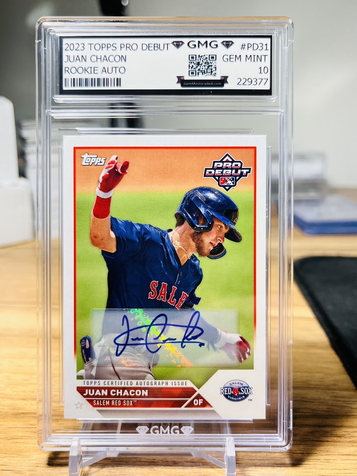2023 Topps Pro Debut Juan Chacon Rookie Auto GMG Graded 10 Gem Mint 💎 ...