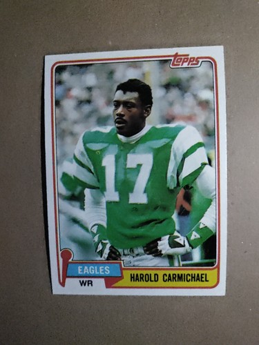 1981 Topps Football #35 Harold Carmichael Philadelphia Eagles nm | eBay