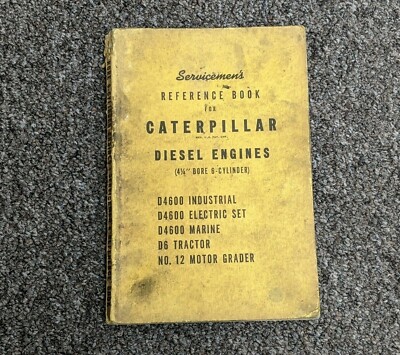 Caterpillar Cat D4600 Diesel Engine 6 Cylinder Shop Service Repair ...