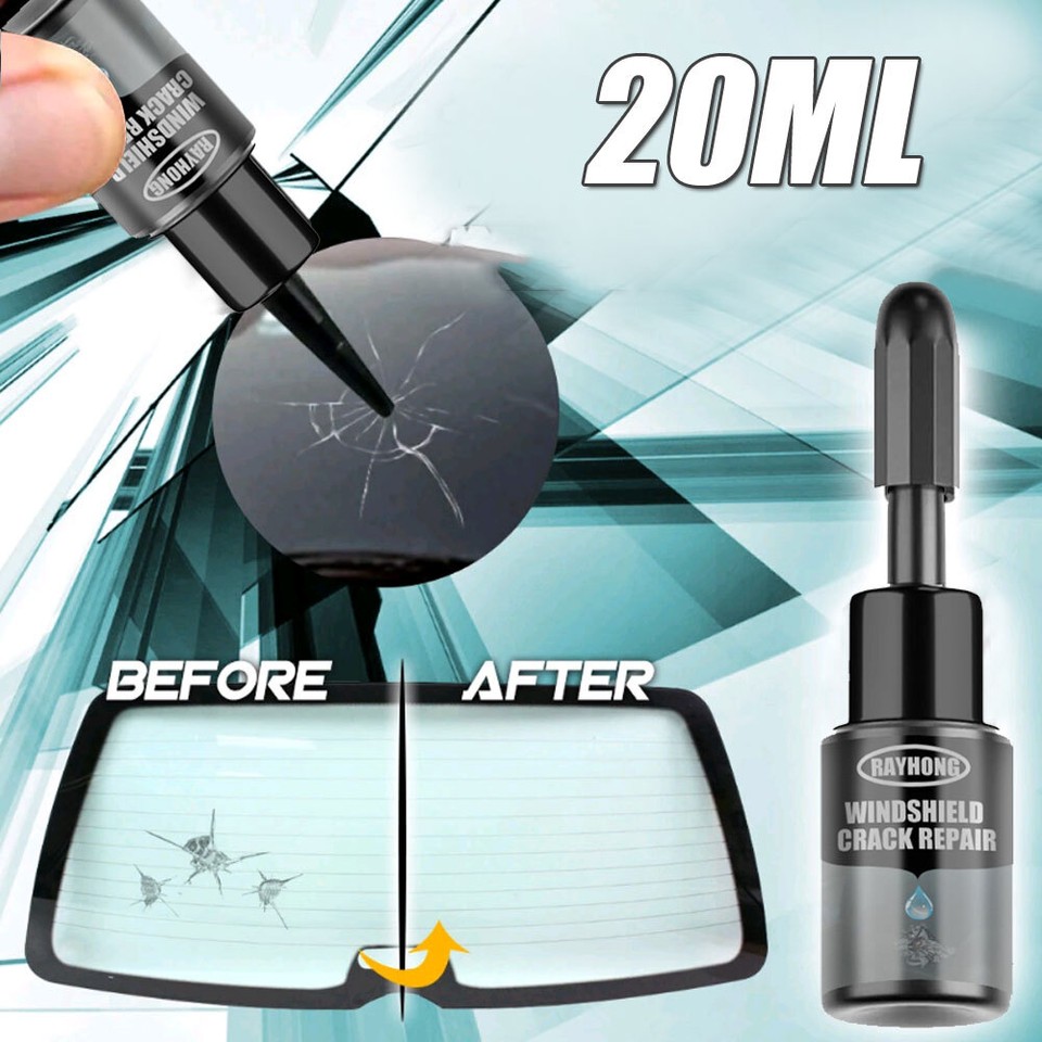 20ml Universal Windshield Repair Liquid Kit Fix Glass Chip Crack Car ...