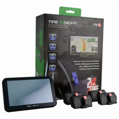 Tire Insight Full Color 5" GPS Navigation System Touch Screen with TPMS ...