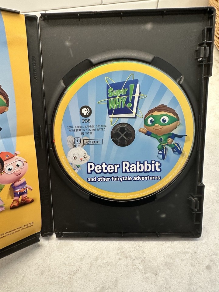 Super Why: Peter Rabbit And Other Fairytale Adventures (2010 DVD ...