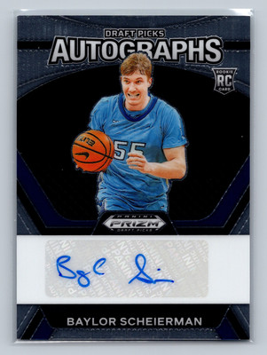 2024 prizm draft picks baylor scheierman draft picks auto | eBay