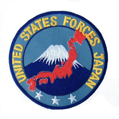 Vintage Cold War U.S. Forces Japan Patch – Mt. Fuji Map Military ...