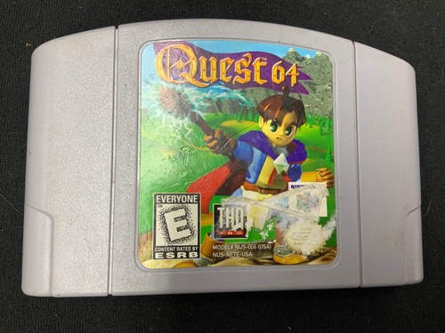 Quest 64 Nintendo 64 Game Authentic N64 RPG Video Game Cart ...