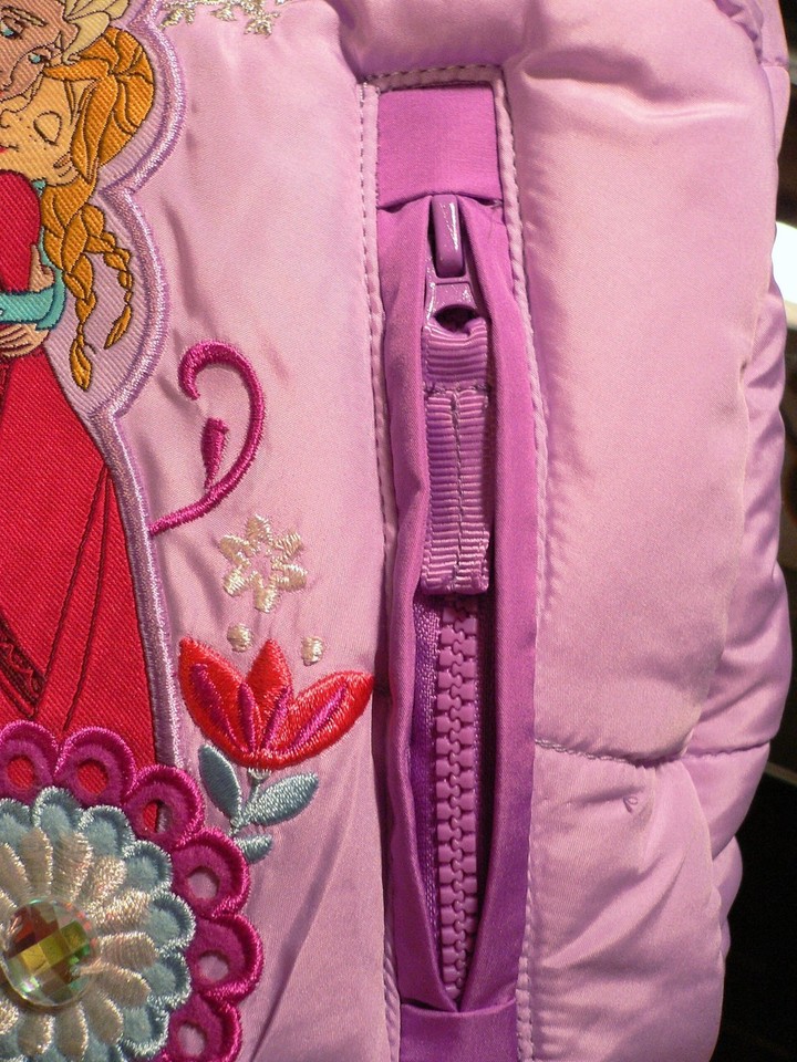 ELSA + ANNA~PUFFY~Long Sleeve~Hooded~Fleece~JACKET~Frozen~NWT~Disney ...