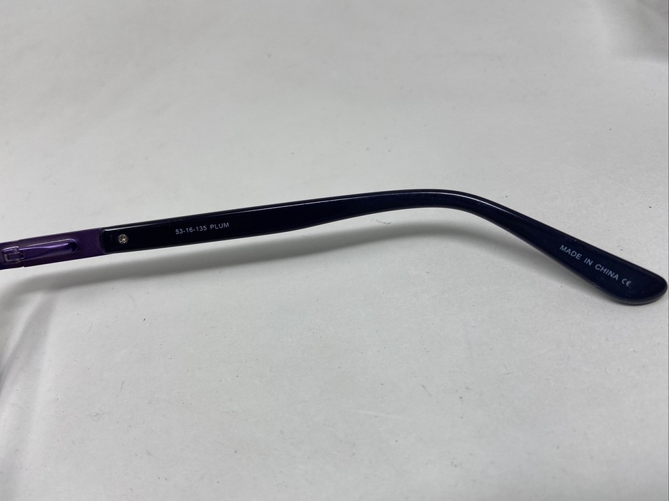 RICHARD TAYLOR SCOTTSDALE ELPHABA PLUM PURPLE 53/16/135 FLEX HINGE ...