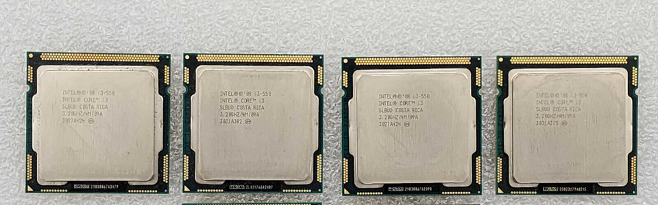 x10 Intel i3-550/i5-750/i7-870 LGA1156 CPU Processor PC Desktop TESTED ...