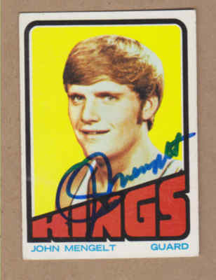 John Mengelt signed 1972-73 Topps Rookie card# 146-Kansas City Kings | eBay