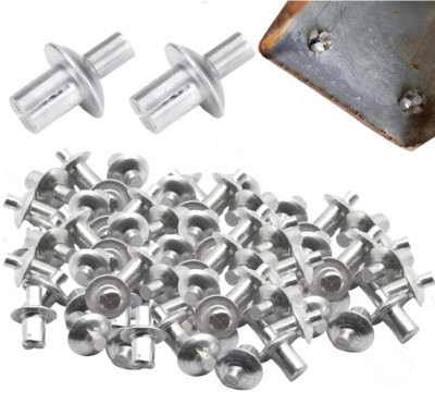 Hammer Drive Rivets, Aluminum Blind Rivet Round Knock Type Dome Head ...
